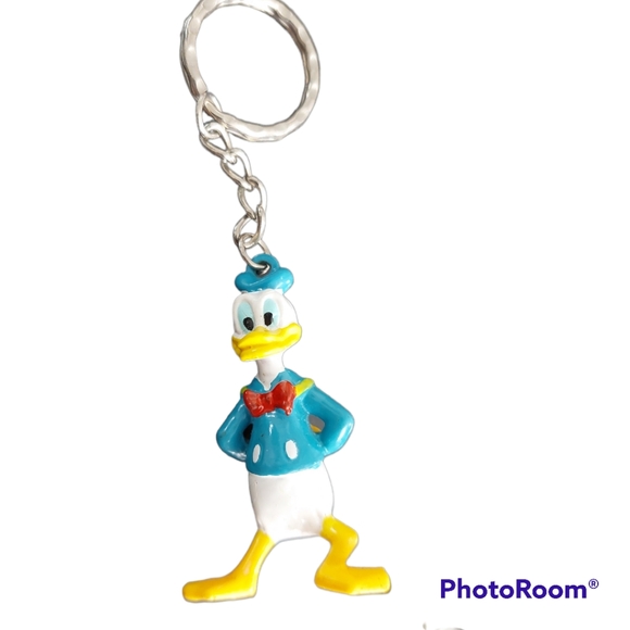 Disney | Jewelry | Vintage 8s Pvc Disneys Applause Donald Duck Keychain ...